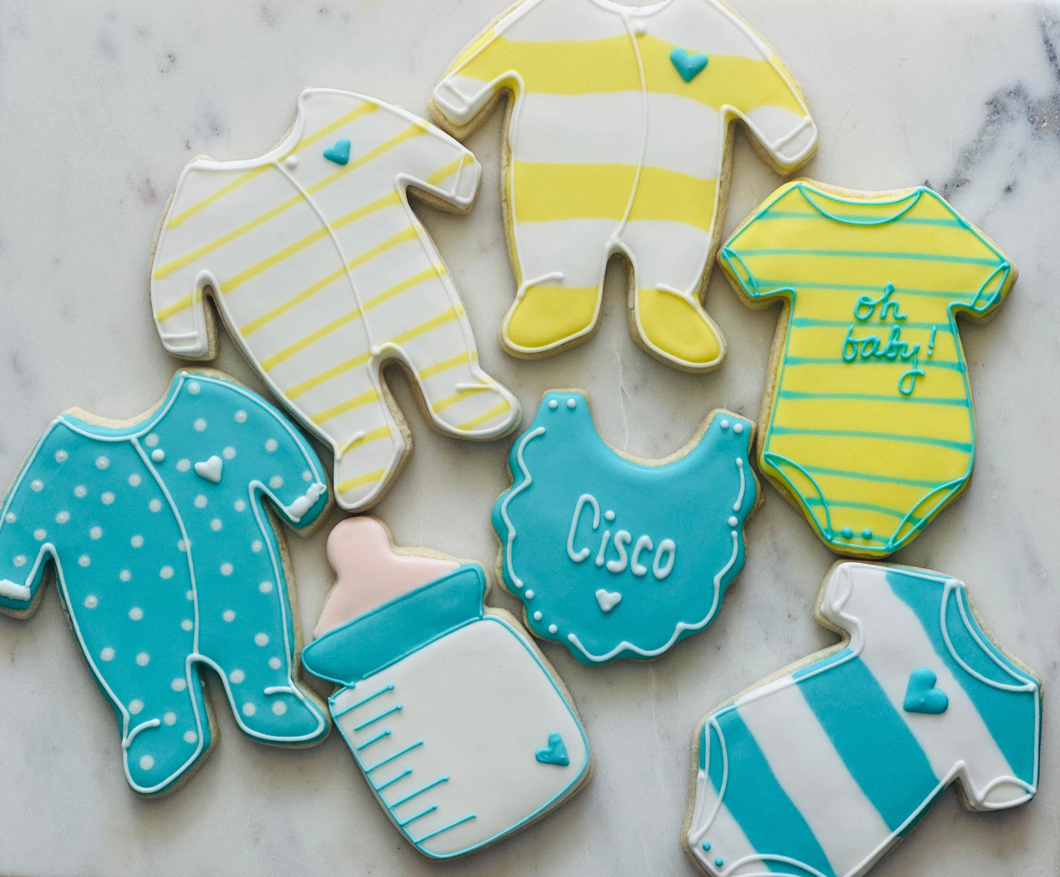 Baby Boy Cookie Box – Kelly’s Cookie Boxes